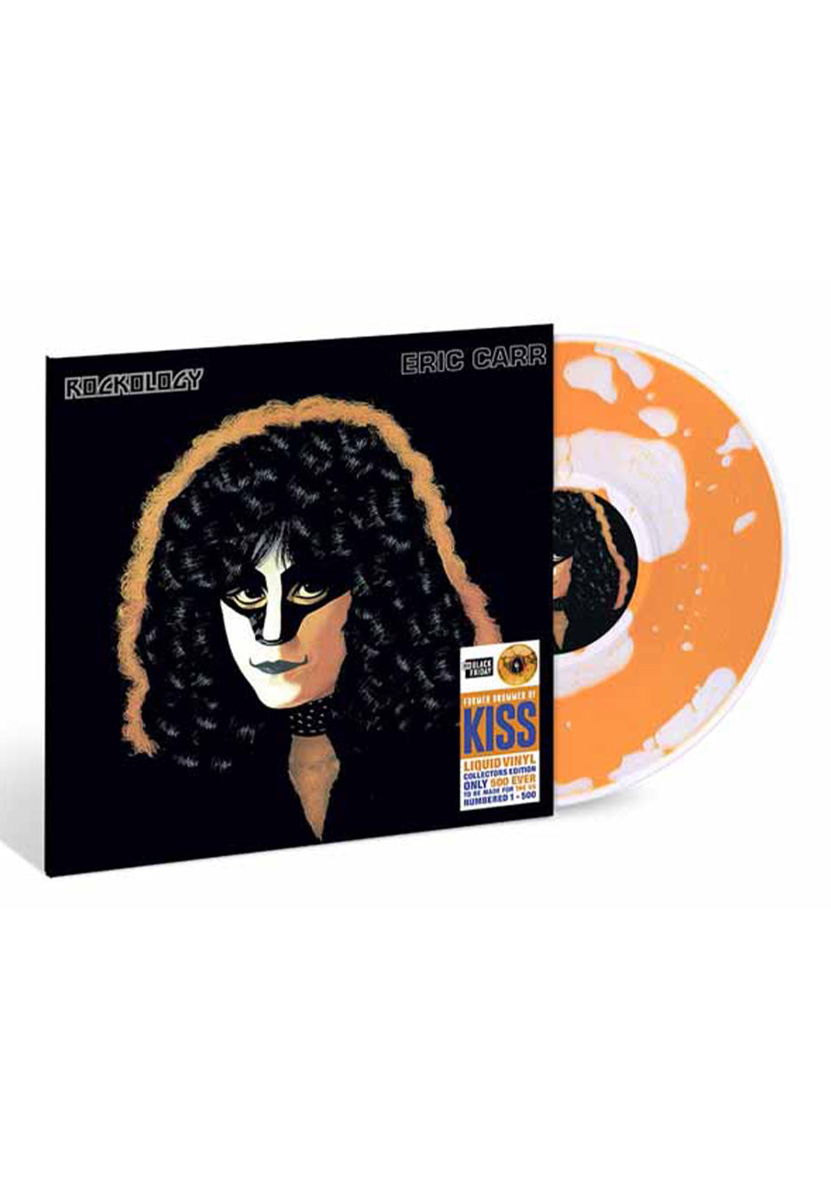 Eric Carr - Rockology Ltd. Orange - Liquid Vinyl | Classic Rock Magazine