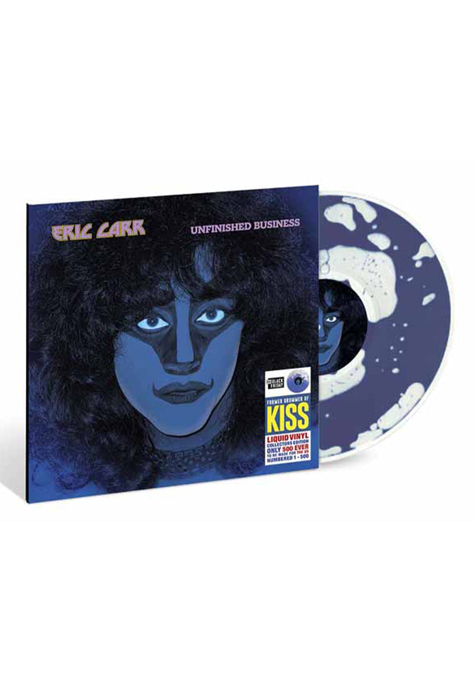 Eric Carr - Unfinished Business Ltd. Dark Blue - Liquid Vinyl | Classic ...
